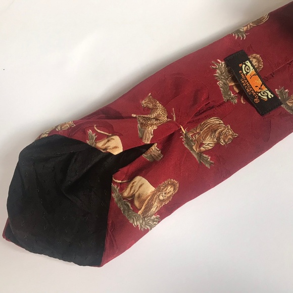 Endangered Species | Accessories | Vintage Endangered Species Tie Red ...